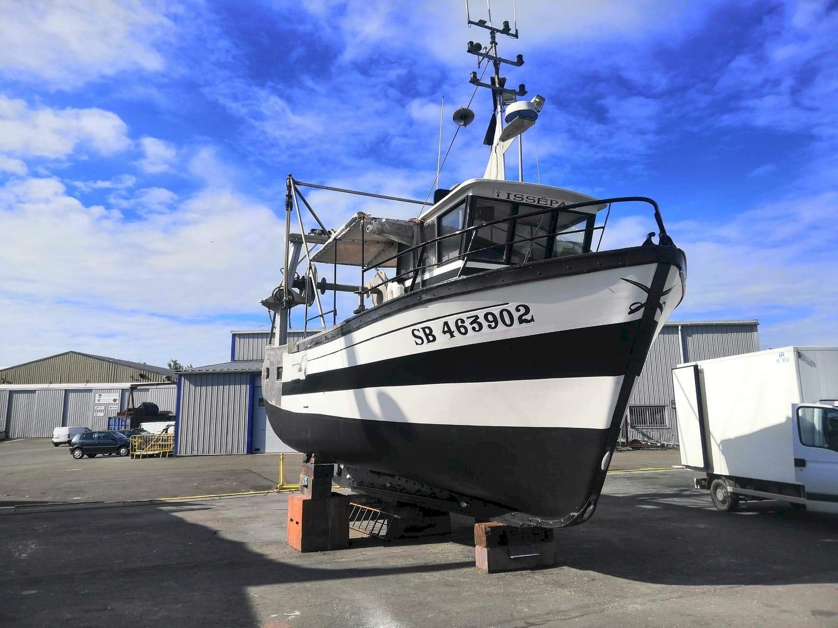 Chalutier coquillier polyester - Offre terminée