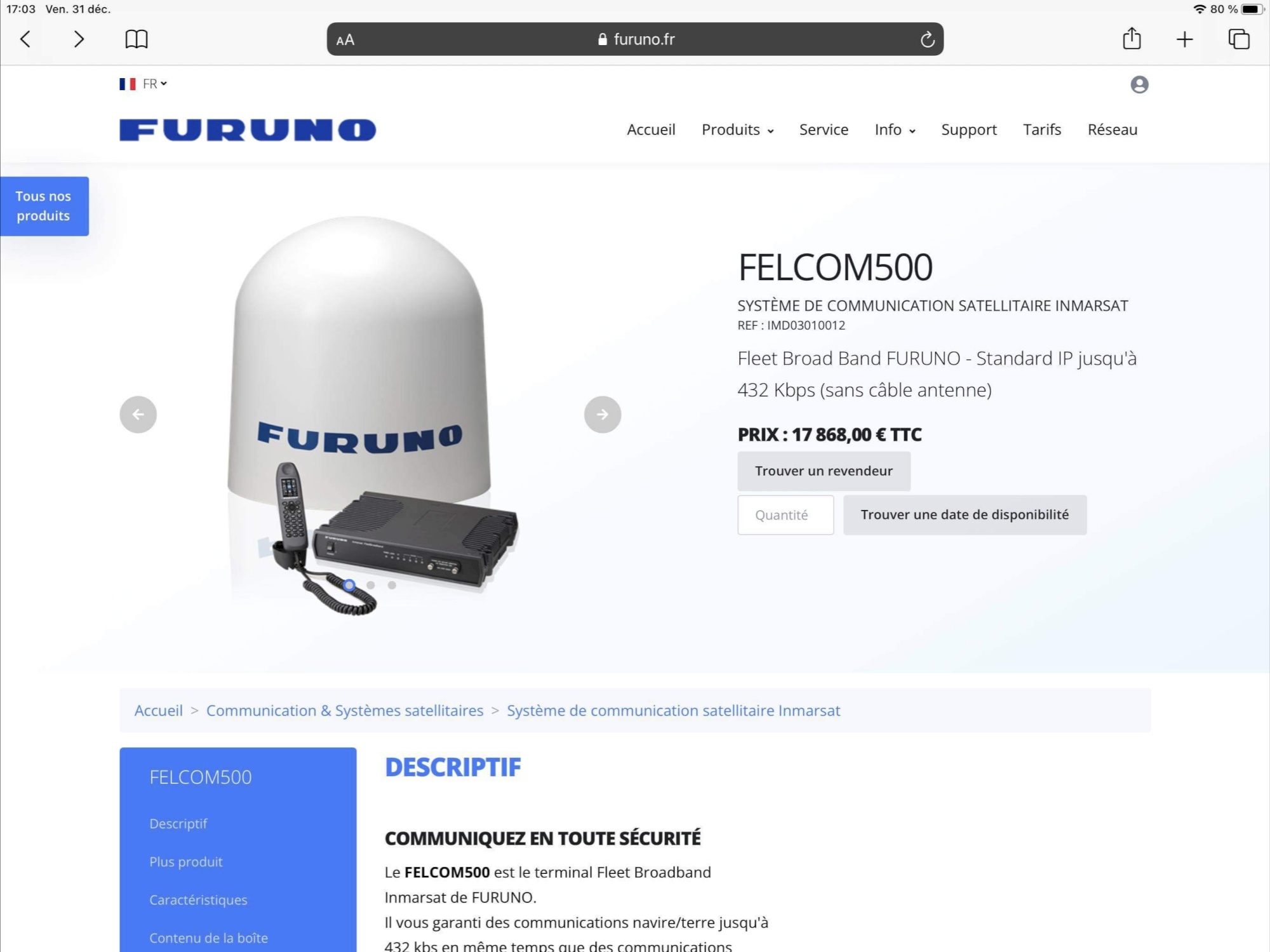 Vend felcom 500 - Vendu
