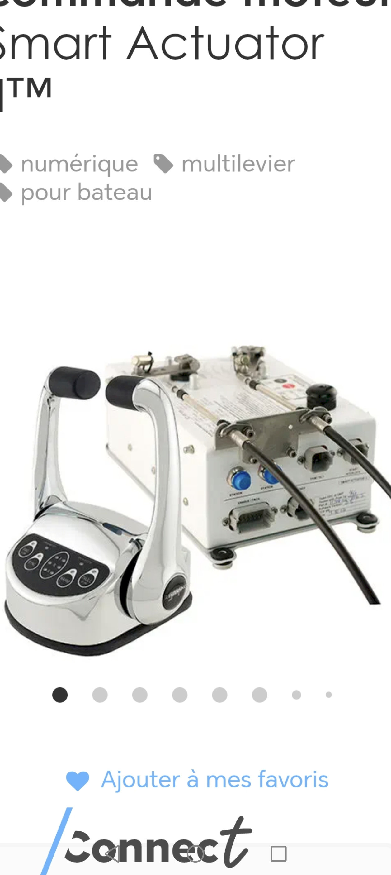 Vends kit commande électronique hors bord bi motorisation glendinning